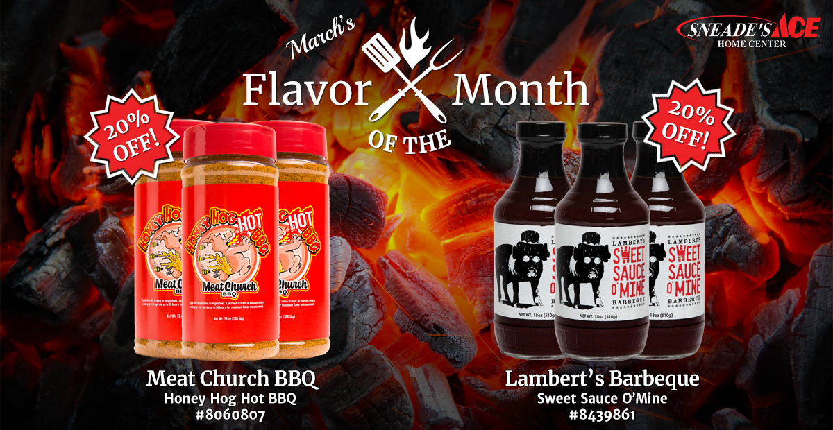 Mar 21 Flavor of the Month Facebook Template - Sneades Ace Home Center